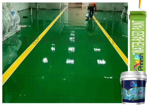 Basketball Court Acrylic Water Based Epoxy Floor Paint Solvent Free Acid