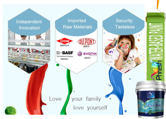 Waterproof Anti Rust Coating Fluorocarbon Resin Coating Long Life Building Paint