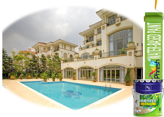 Building House Water Based Wall Paint Polyurethane Main Material Self Cleaning