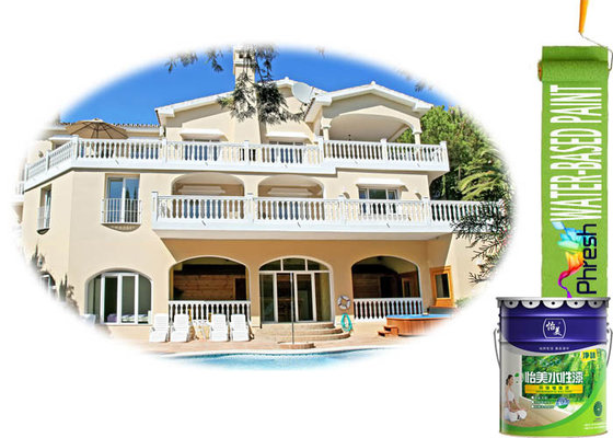 Liquid Water Based Exterior Paint Exterior Acrylic Resin Based Wall Latex Paint