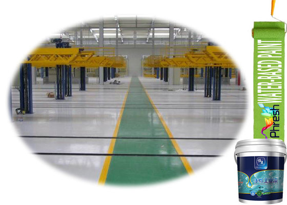 Impact Resistance Water Based Industrial Paint Polyurethane Floor Coating