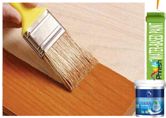Colorless Water Based Exterior Wood Paint Nitrocellulose Clear Coat Eco Friendly