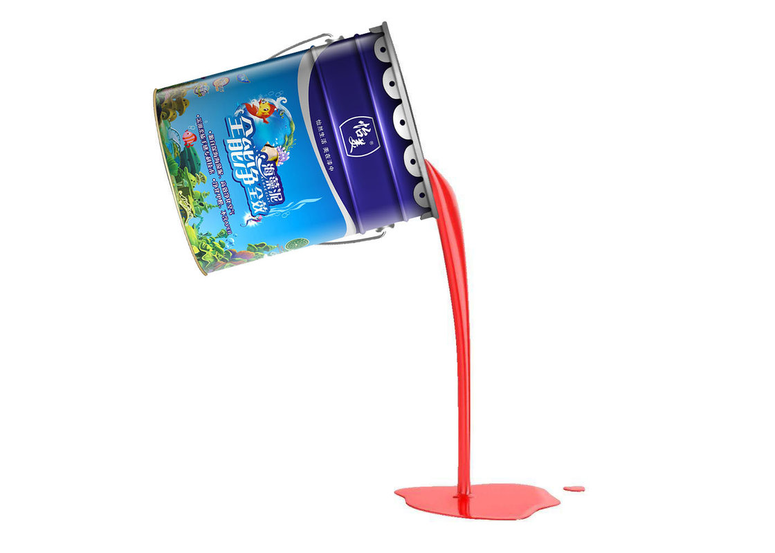 Liquid Ceiling Water Based Wall Paint Fire Resistant Thin Film Coating Anti Mildew