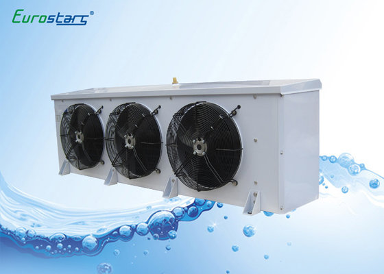 30KW Blast Freezer Cold Room Evaporator Steel Plate With Plastic Spray