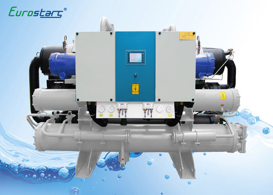 Hanbell Screw Compressor Water Cooled Water Chiller For Indoor Installation