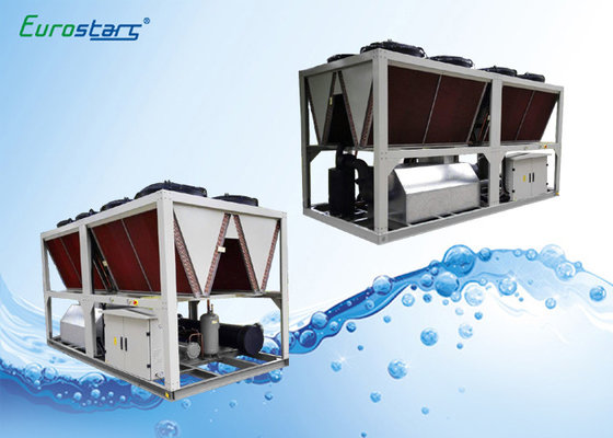 Shell Tube Air To Water Air Source Heat Pump Seamless Steel With Heat Recovery