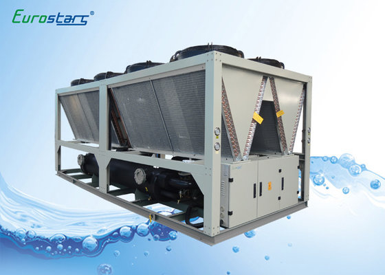 Shopping Malls Hanbell Compressor Air Cooled Water Chiller Equipment R22 Refrigerant