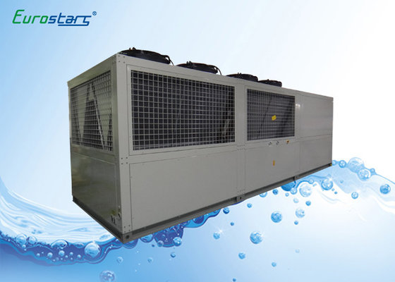 SCM / PLC Electronic Industry Air Cooled Scroll Chiller Hanbell Screw Compressor