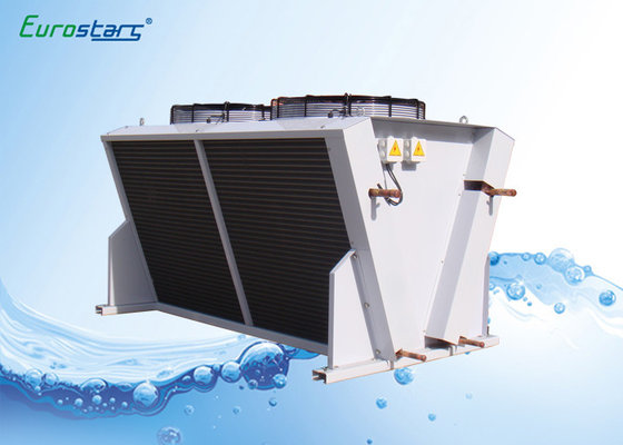Air Cooled Screw Cooler Evaporator Top Air Discharge With R407C Refrigerant
