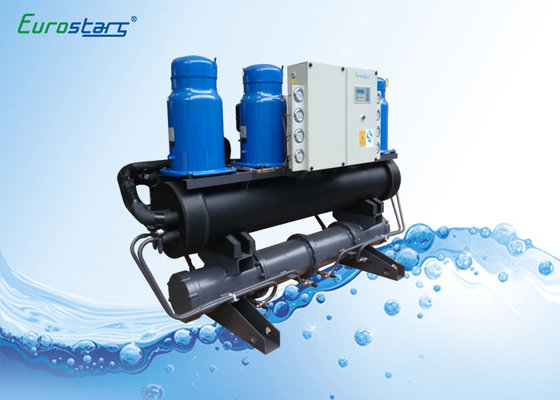 Air Conditioner Water Cooled Scroll Chiller Plate Type Water To Water Chiller