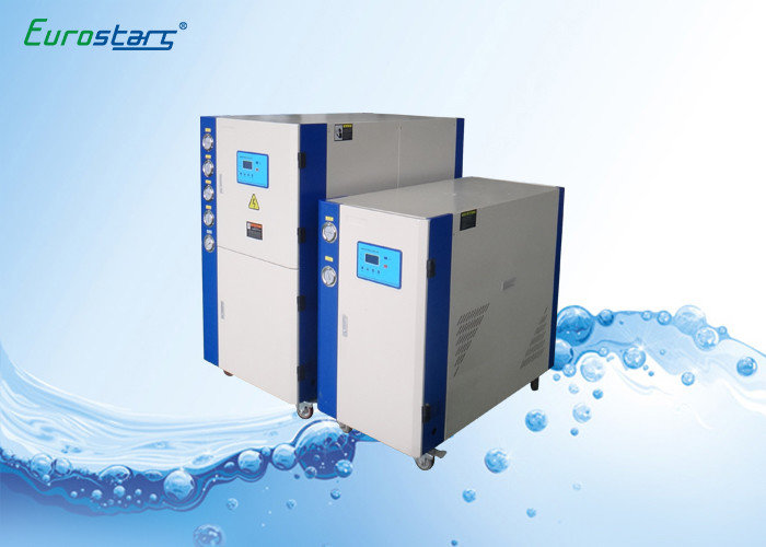 Lower Speed Water Cooled Water Chiller Scroll Commercial Chiller Units 145KW