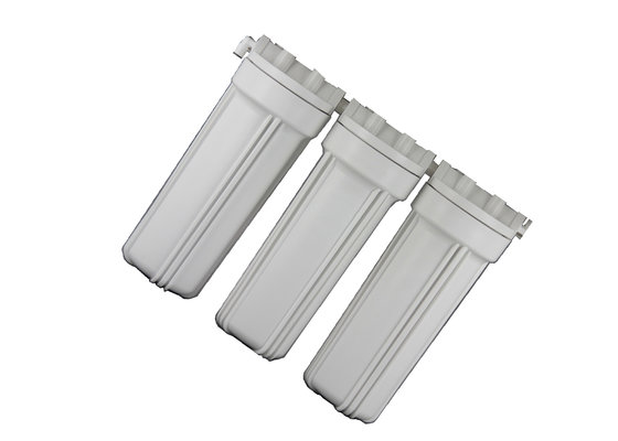China Residential Household 10'' Water Filter Housing 0.1Mpa - 0.4Mpa Working Pressure Range supplier