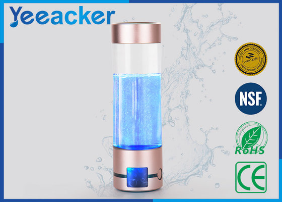 China 307Ml gold and sivery Hydrogen Water Generator , Hydrogen Water Bottle supplier