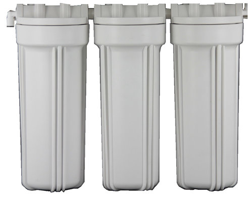 Residential Household 10'' Water Filter Housing 0.1Mpa - 0.4Mpa Working Pressure Range supplier