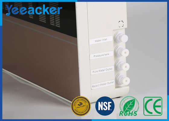 Golden No Electric Mini reverse osmosis home water filter With Glass Panel supplier