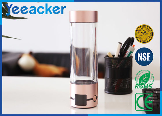 0.5W 67mm Diameter Hydrogen Water Generator , Hydrogen Water Bottle Tritan Copolyester Body supplier