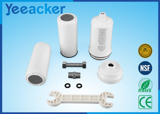 0.5kg High Flow Rate ABS Plastic Negative Ion Shower Water Filter With KDF Cartridge supplier