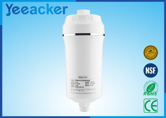 0.5kg High Flow Rate ABS Plastic Negative Ion Shower Water Filter With KDF Cartridge supplier