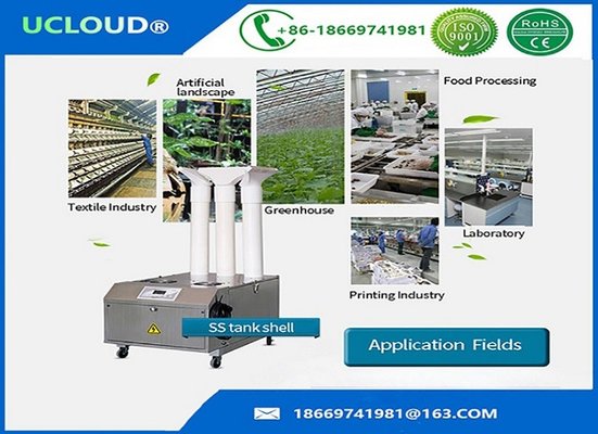 Dust Control High Output Ultrasonic Humidifier 12L Per Hour For Greenhouse