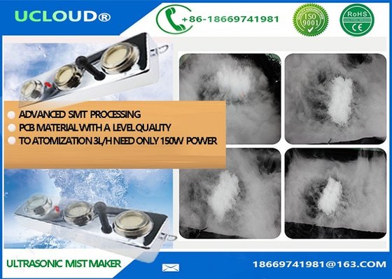 Mushroom Farming Waterproof Ultrasonic Mister Fogger With Water Level Sensor