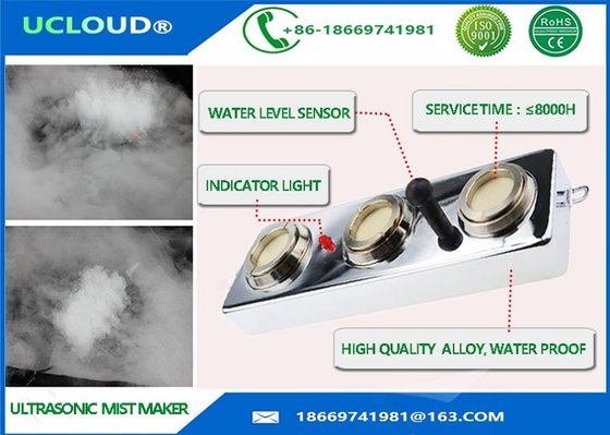 3L / H Ultrasonic Mist Maker 6 Head Industrial Use Ultrasonic Water Fogger Diffuser