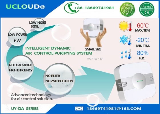 Low Noise Indoor Home Air Purifier With Intelligent Sensor And Remote Control