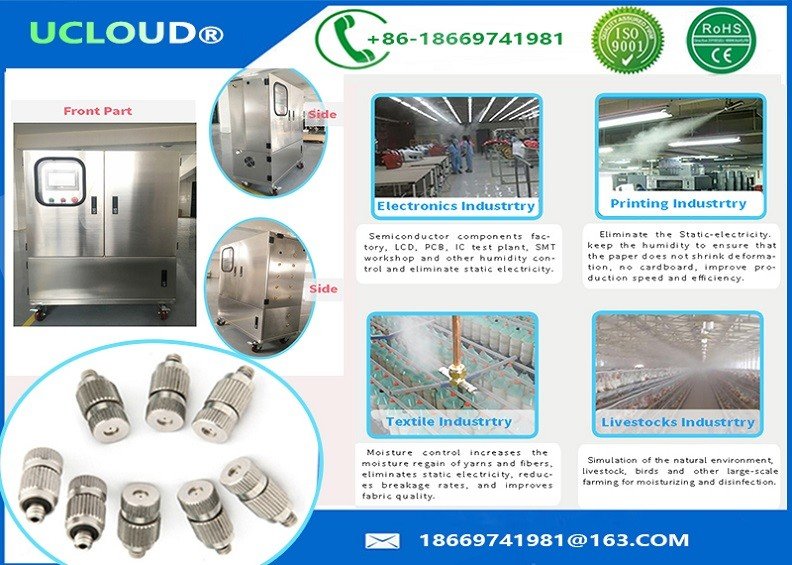 Outdoor High Pressure Water Mist Nozzles Spray Mist Nozzle For Pump Fog Machine