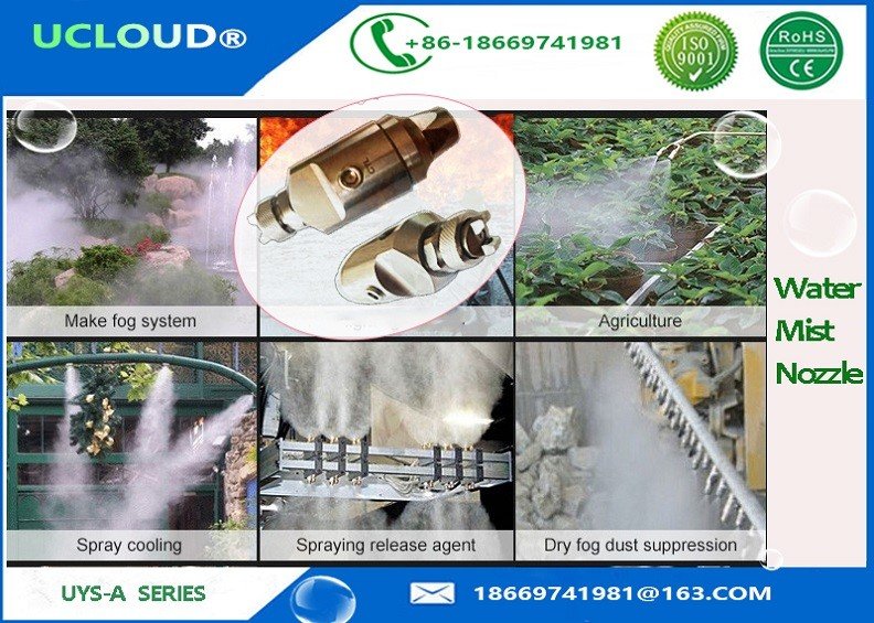 Quick Full Cone Low Pressure Spray Nozzle For Fog Misting System With Long Distance