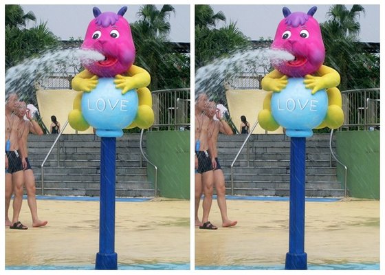 Pumping Rabbit Water Playground Equipment / Water Park Playground