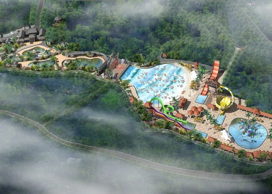 Customized Design Plan Fiberglass Aqua Equipment Large Theme Park Project