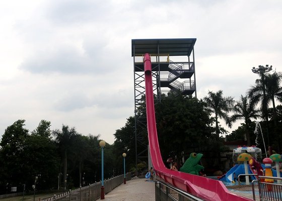 Aqua Park Equipment Water Park Slides , Fiberglass Free Fall Water Slide for Adults