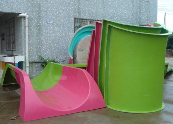 Rafting Fiberglass Water Slides for Adults , Tube Water Slide Equipment For Holiday Resort