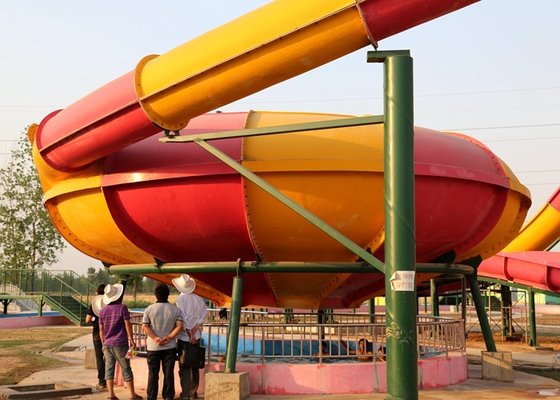 Custom Garden Raft Space Bowl Water Slide For Children , Water Park Equipment