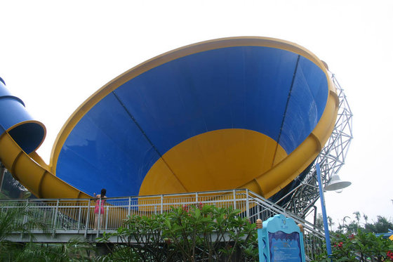 High Safety Diameter 18 M Water Park Slide For Four Players