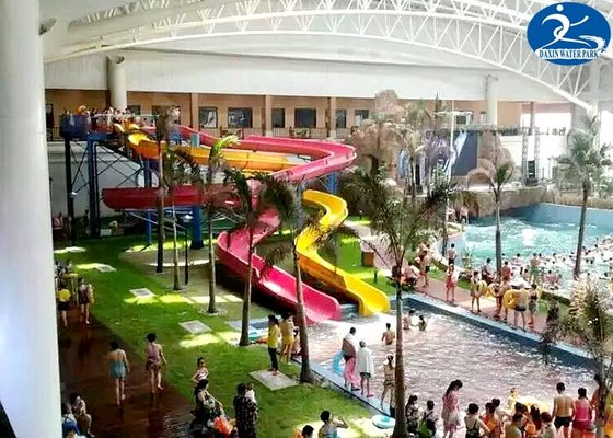 Indoor Large Hotsprings Water Park Project / Aqua Park Project 1 Year Warranty
