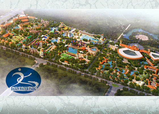 Large Scale Hotsprings Water Park Project Indoor / Outdoor Aqua Park Equipment