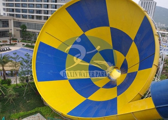 Middle Outdoor Water Slides Fiberglass Amusement Park Project ISO9001: 2008