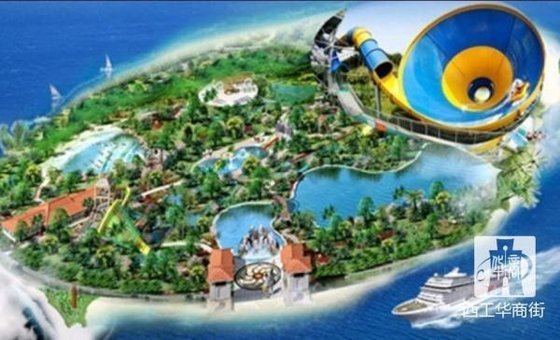 Large Water Park Construction Tornado Water Slide Wave Pool Attractions