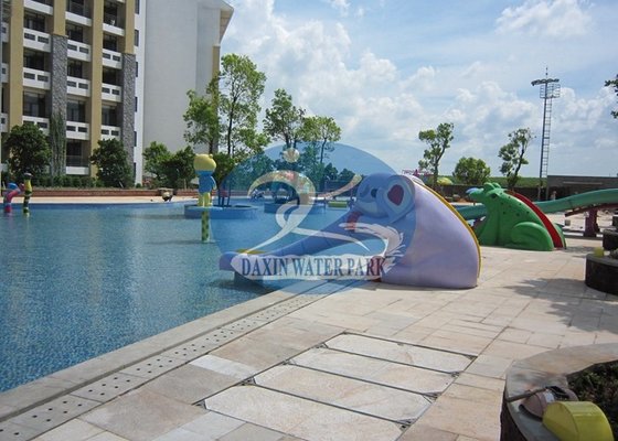 Small Water Park Project Middle Interacter Water House Aqua Play Equipment