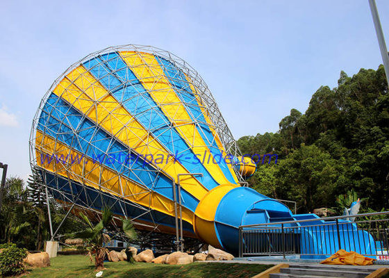 Outdoor / Indoor Aqua Park Tornado Water Slide for Holiday Resort  4 Person