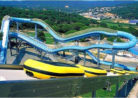 Huge 15m High Fiberglass Water Slides for Amusement Water Playground