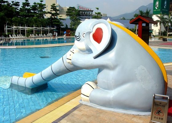 Small Pool Playground Kids Water Slides Backyard Elephant Water Slide