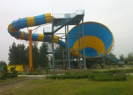Giant Fun Thrill Tornado Water Slide in Holiday Resort / Outdoor or Indoor Aqua Park
