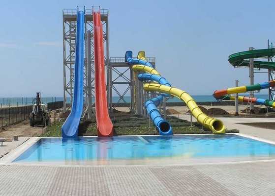 High Speed Grazy Free Fall Water Slide Fiber Glass Slide Water Amusement Park