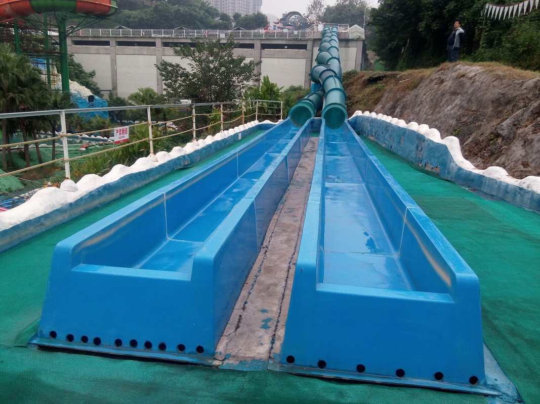 Attraction Outside Adult Water Slides / Backyard Water Slides 12 Meters