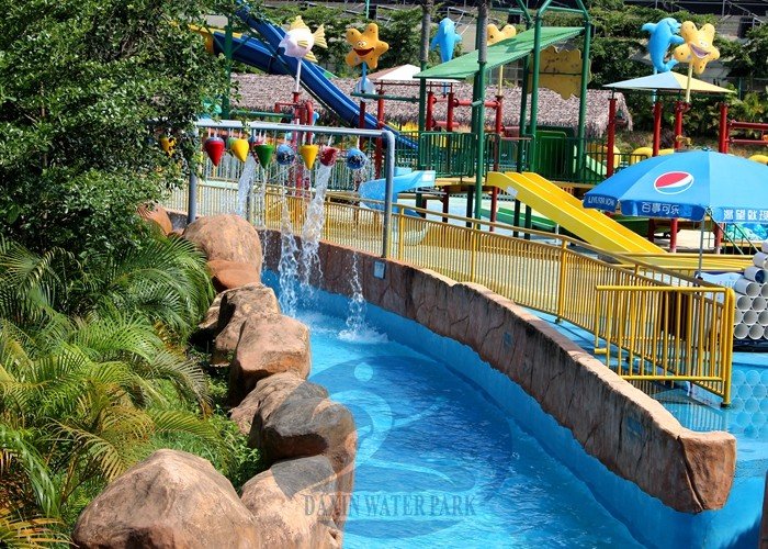 ISO Attractions Water Park Lazy River For Adult / Children 480 Meters Length