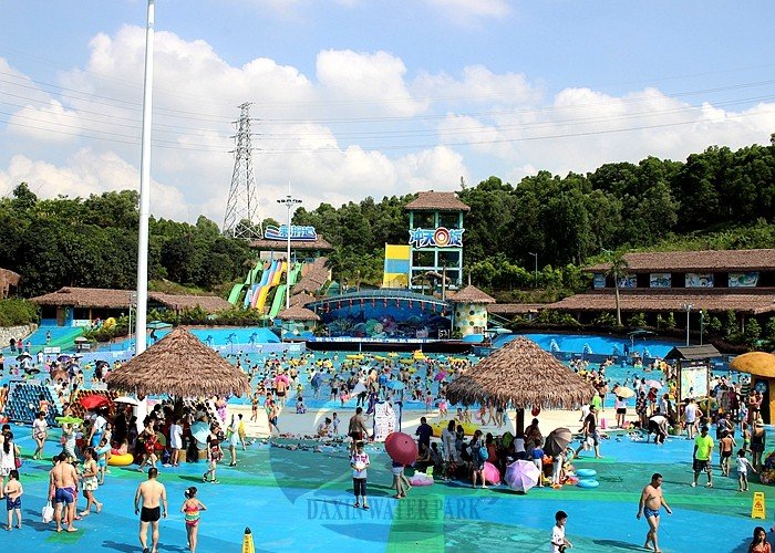 Adult Water World Wave Pool Equipment For Summer Aqua Park Holiday Resort