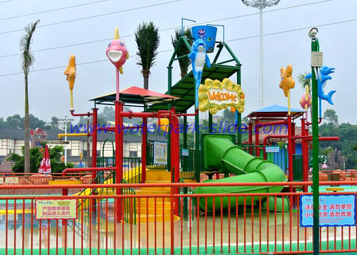 Water Attractions Children Aqua Playground 620 Square Meters For Small Children Pool