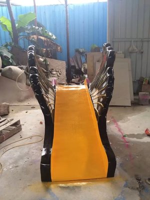 Customized Kids / Children Butterfly Fiberglass Water Slides , Water Playground