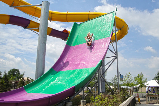 Aqua Park Fiberglass Water Slides Boomerang Skateboard For Adult